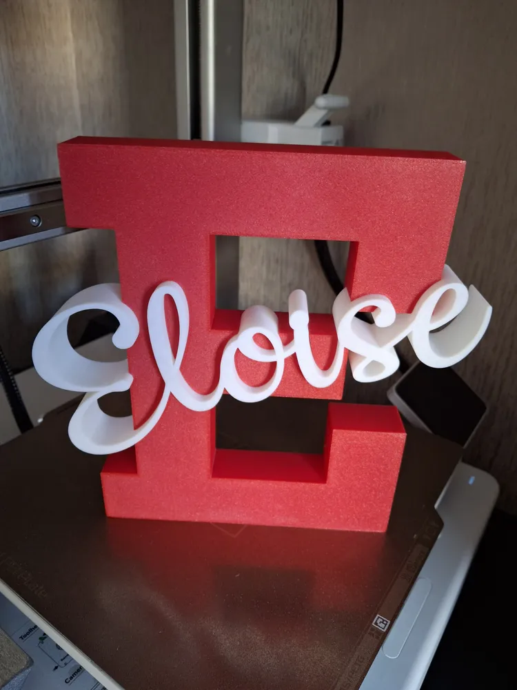 Eloise Monogram Cut Through . No AMS needed - Free 3D Print Model ...