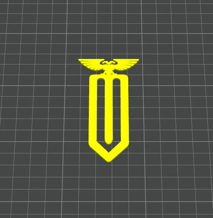 Imperium of Man Bookmark - Free 3D Print Model - MakerWorld