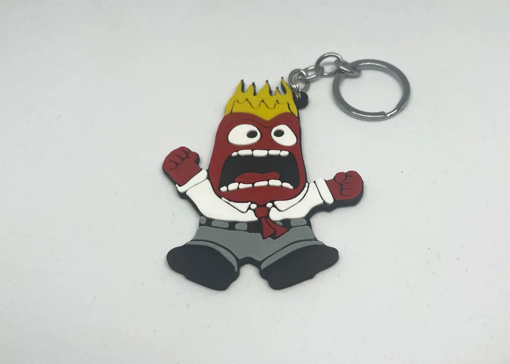 Inside Out - Anger | Keychain by OkToPusMakerWorld: Download Free 3D Models
