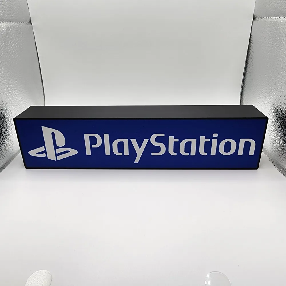 Playstation Logo (Light-Up Sign) - Free 3D Print Model - MakerWorld