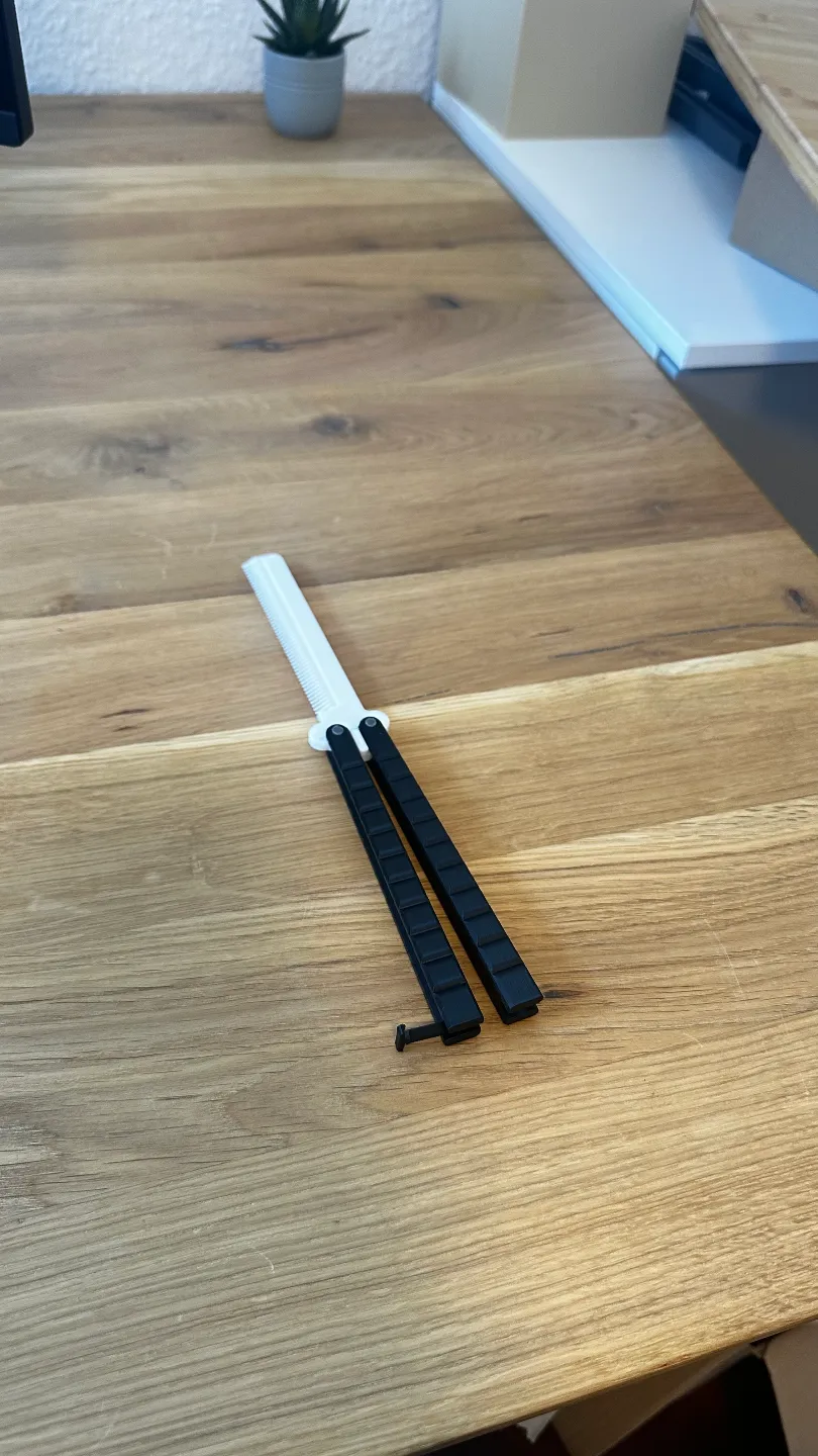 Locking Tab Upgrade for Balisong Comb! by Tekk3D MakerWorld: Download ...