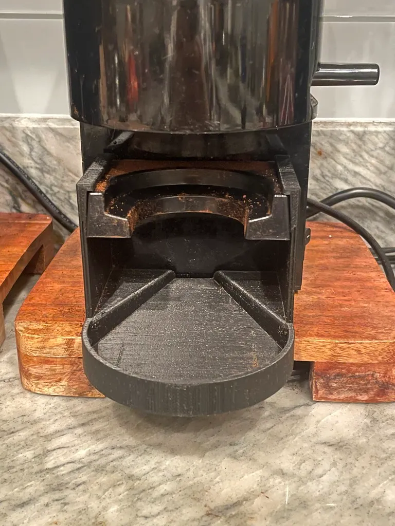 Gaggia MDF Coffee Grinder Grounds Catcher by Yam's Jams - MakerWorld