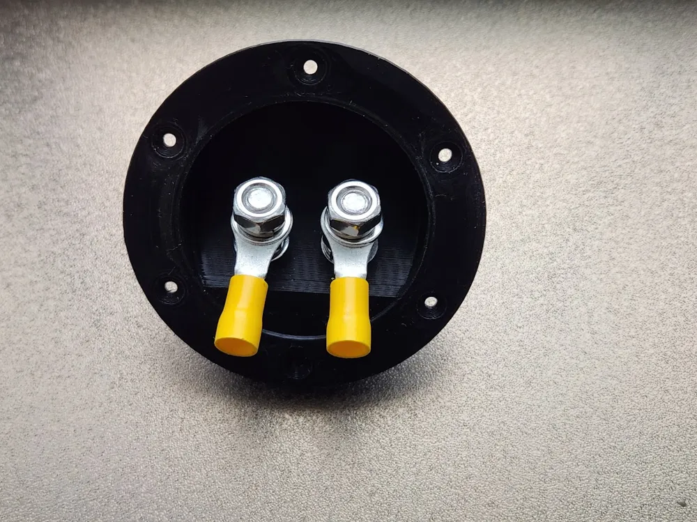 Speaker Box Terminal Cup - Free 3D Print Model - MakerWorld