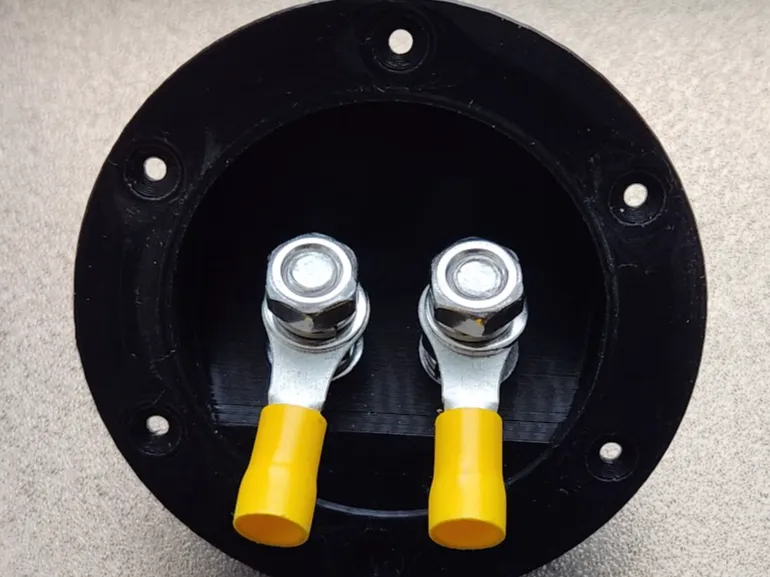 Speaker Box Terminal Cup - Free 3D Print Model - MakerWorld