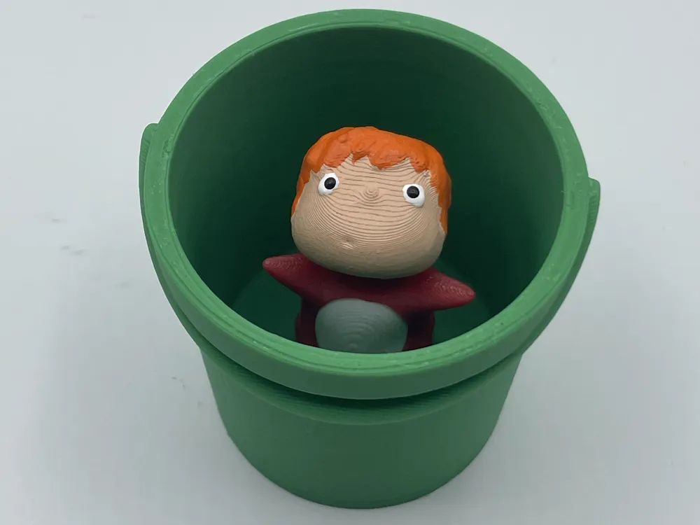 Ponyo in a Bucket Multipart - Free 3D Print Model - MakerWorld