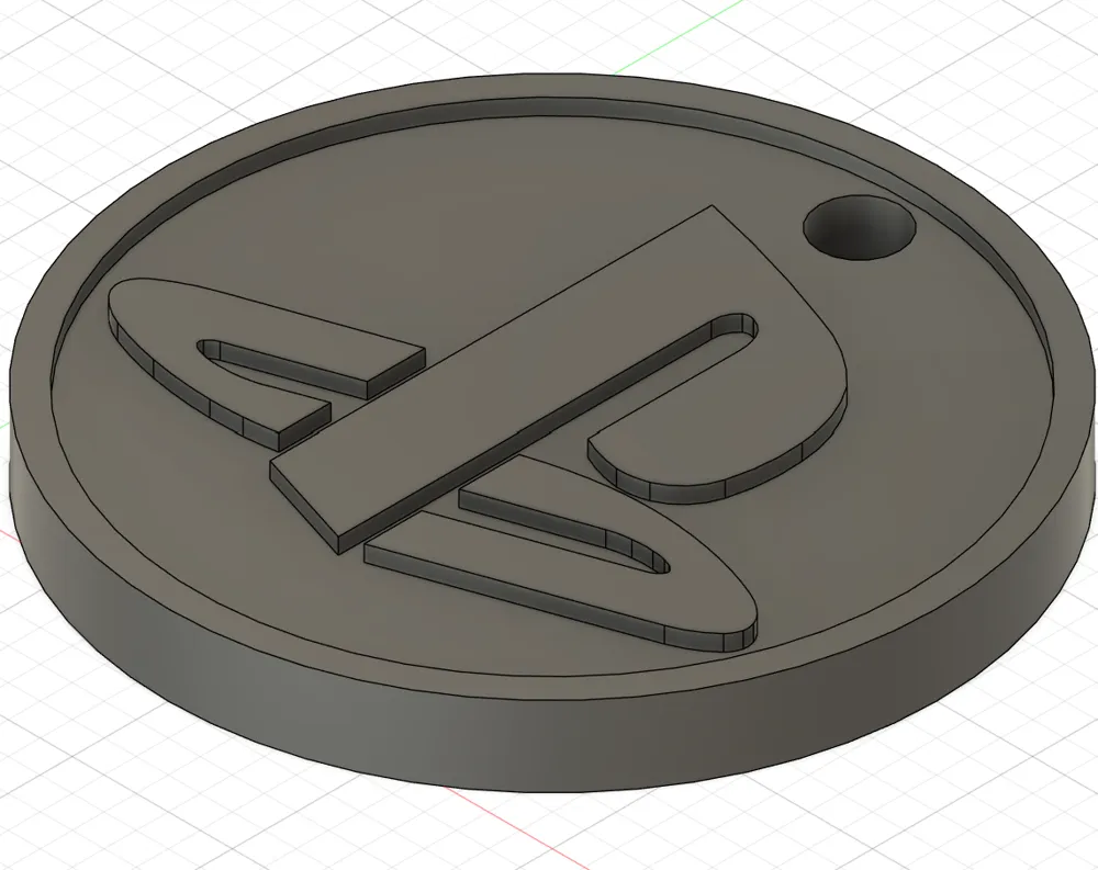 Playstation logo keychain by Captain Benchy - MakerWorld