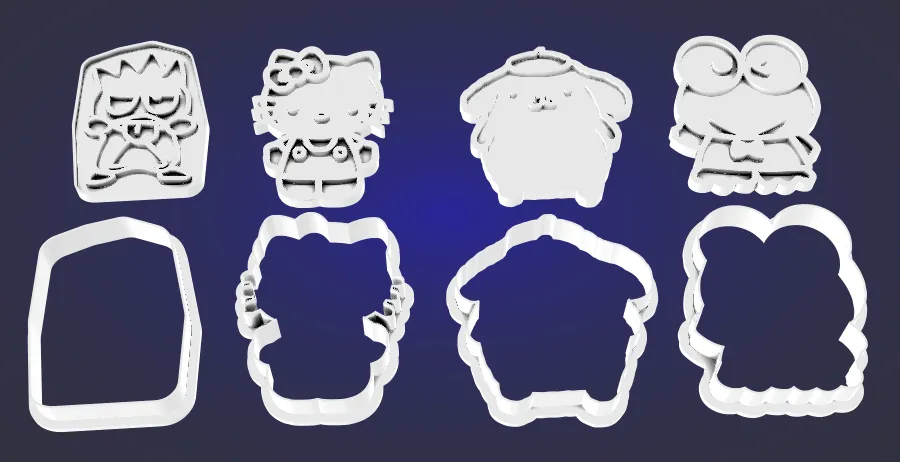 Sanrio Cookie Cutter Set 2 by Simon.Simon - MakerWorld