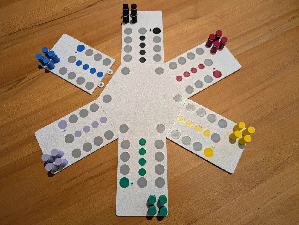 Human, don't be angry/Ludo (4/5/6 player) by hybnus - MakerWorld