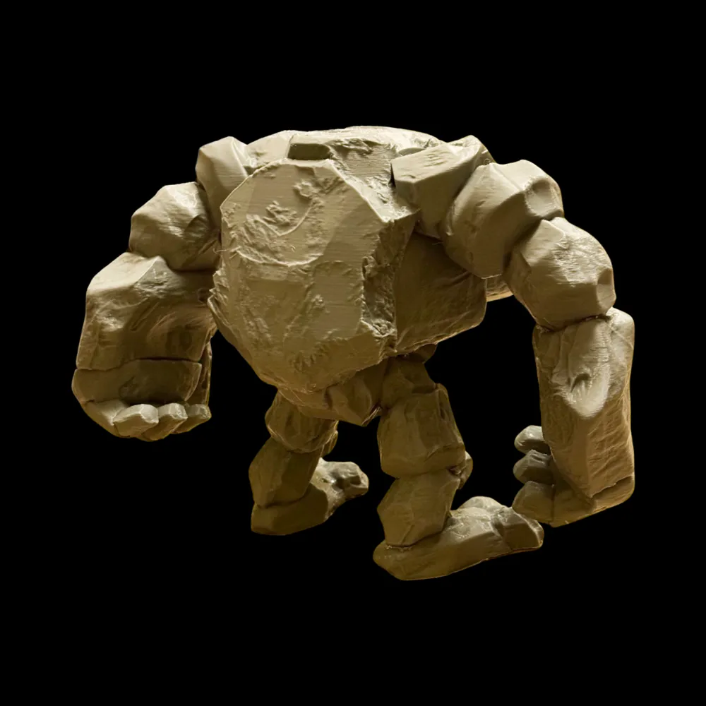 Rock Golem by Romwba3D - MakerWorld