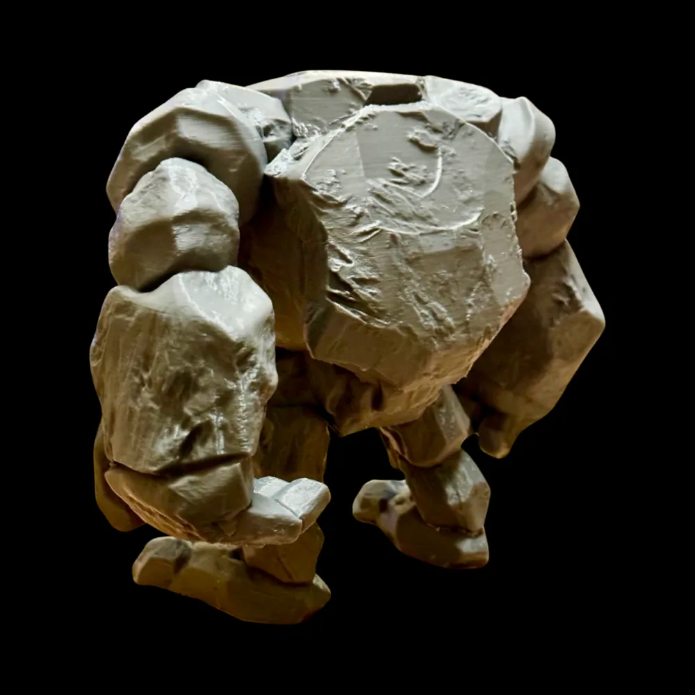 Rock Golem by Romwba3D - MakerWorld