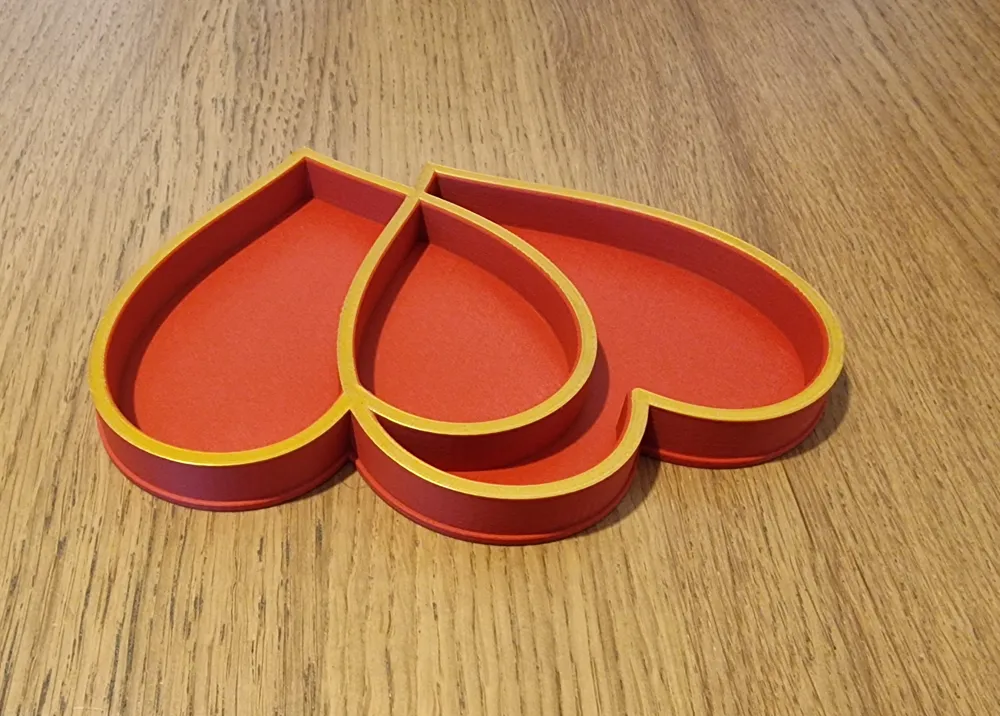 Heart jewelry tray by MJD - MakerWorld