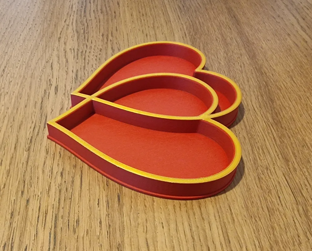 Heart jewelry tray by MJD - MakerWorld