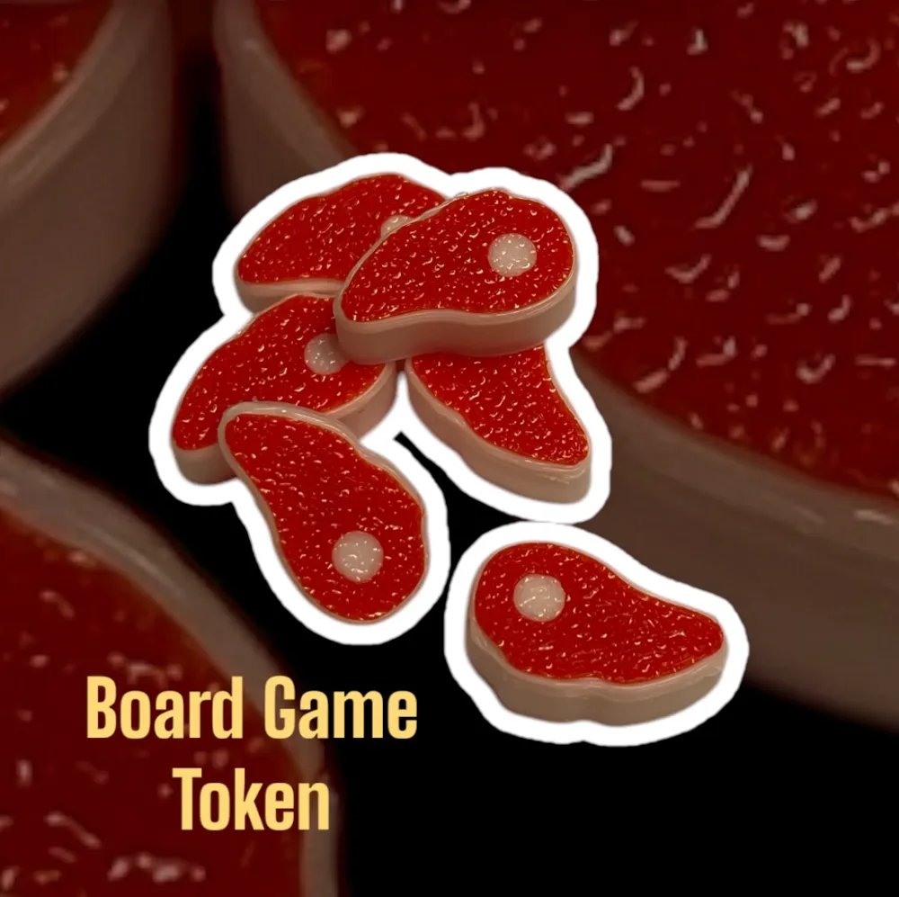 Meat / Steak / Token by Lassant - MakerWorld