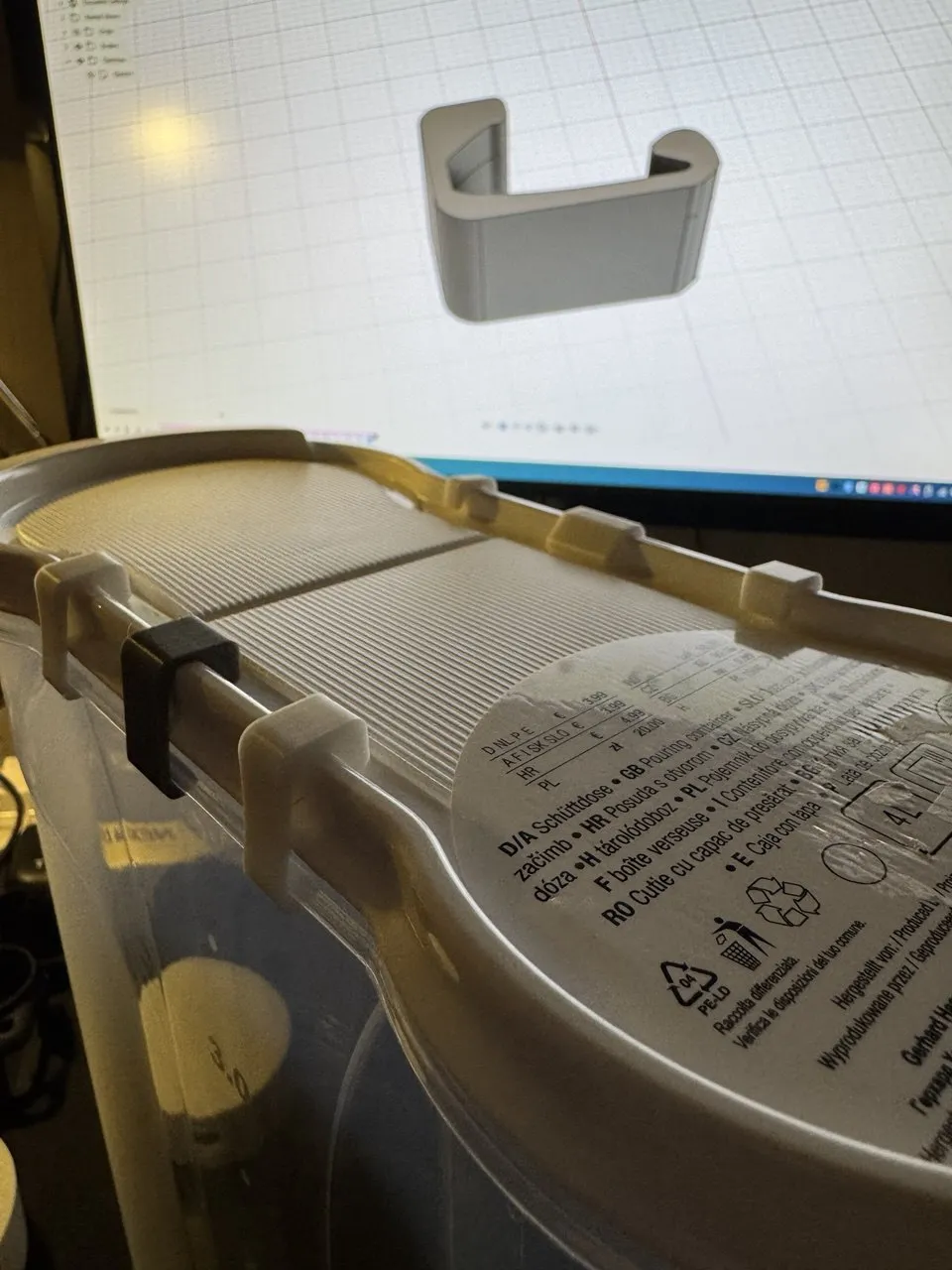 KiK Dry Food Container Latch - Free 3D Print Model - MakerWorld