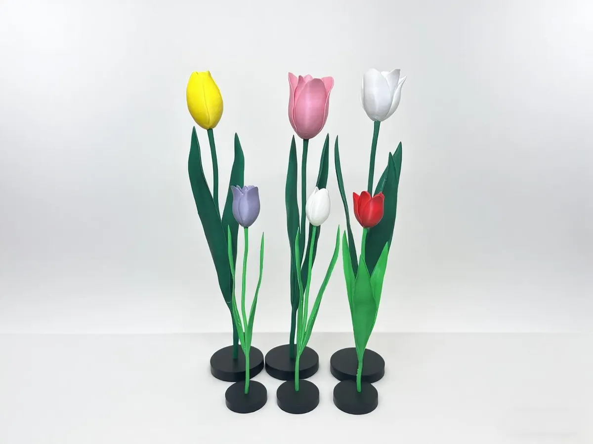 Everlasting Flower - Tulip - Free 3D Print Model - MakerWorld