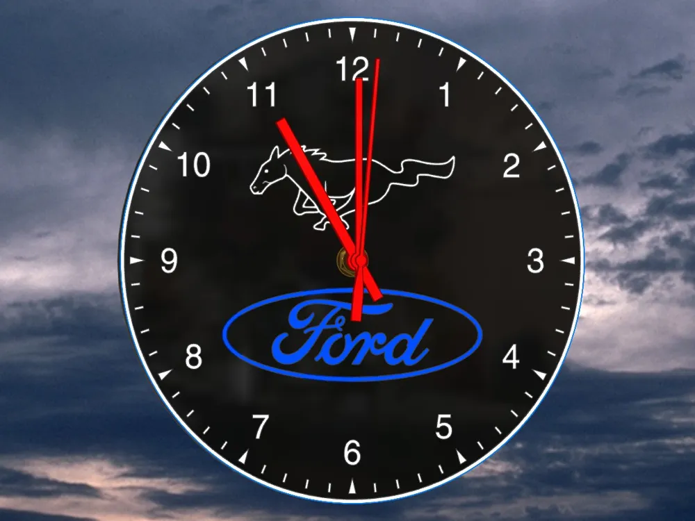 Ford Mustang Dial for Wall Clock by Mr. Bastler MakerWorld: Download ...