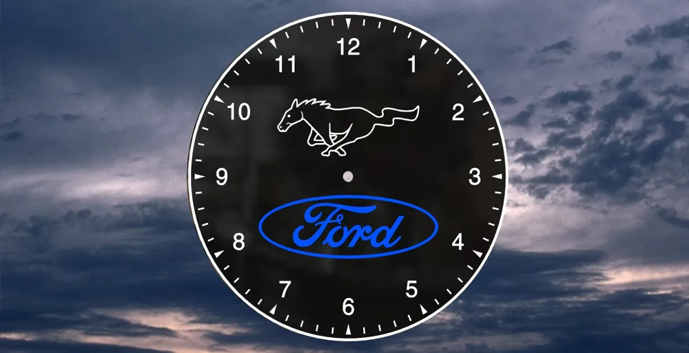 Ford Mustang Dial for Wall Clock by Mr. Bastler MakerWorld: Download ...