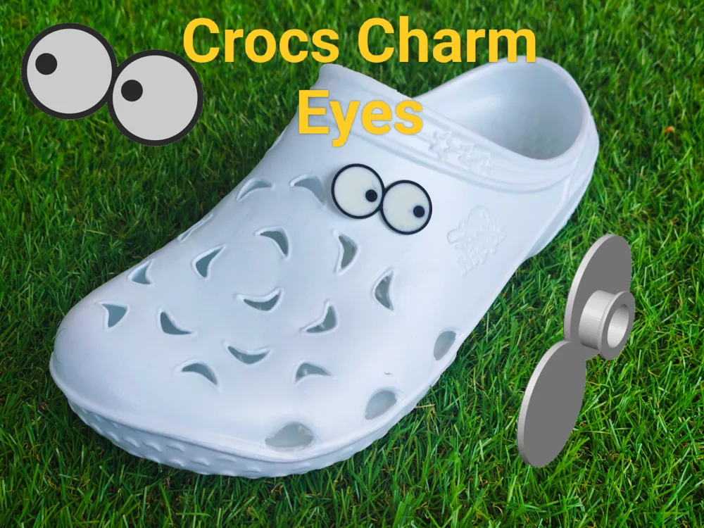 Crocs Charm Eyes by Supranuts - MakerWorld