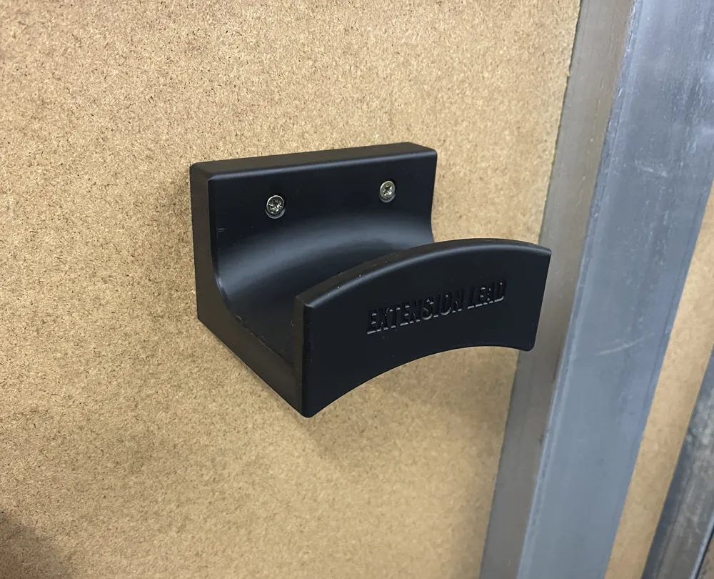 Extension Lead Wall Mount - Free 3D Print Model - MakerWorld