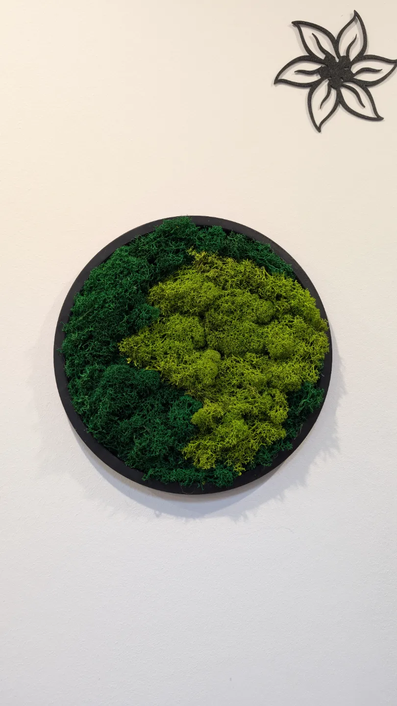 Round Moss Frame by justfourprint - MakerWorld