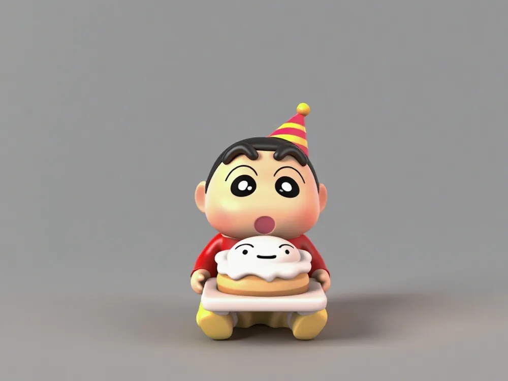 Crayon Shin-chan Birthday - Shinnosuke Nohara - Cute Chibi Figurine ...
