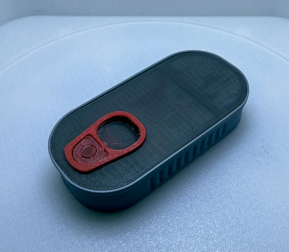 Tin of anchovies - bookmark - Pocket container by guarisal - MakerWorld