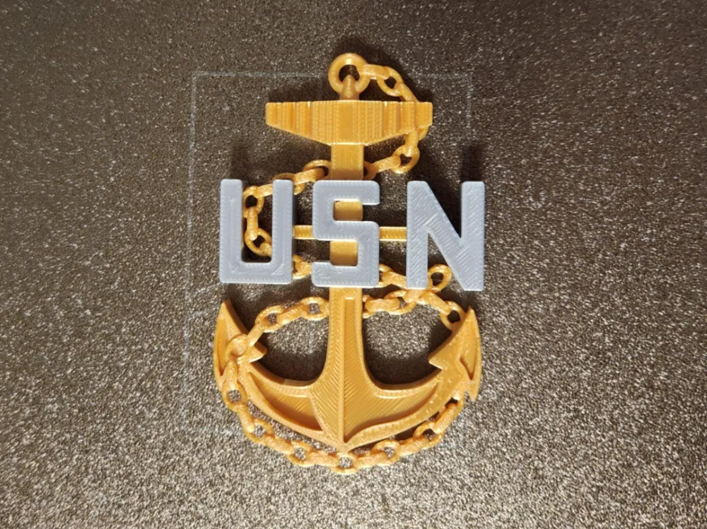 US NAVY CHIEF (CPO) Anchor by AquaForg3D - MakerWorld
