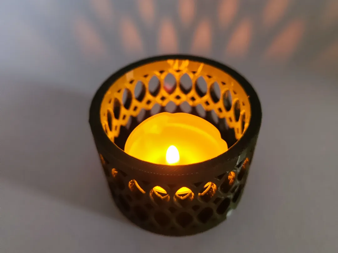 Elegant Arch Lattice Tealight Holder | Decor - Free 3D Print Model ...