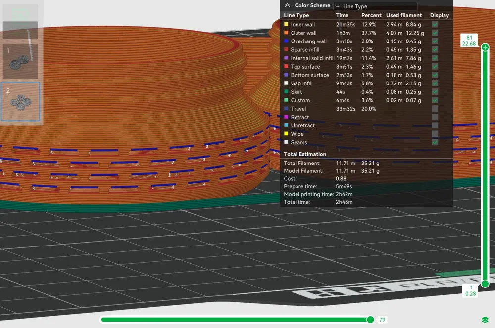 ULTIMATE Spool Desiccant Silica Container 18g PETG Remixed by ...
