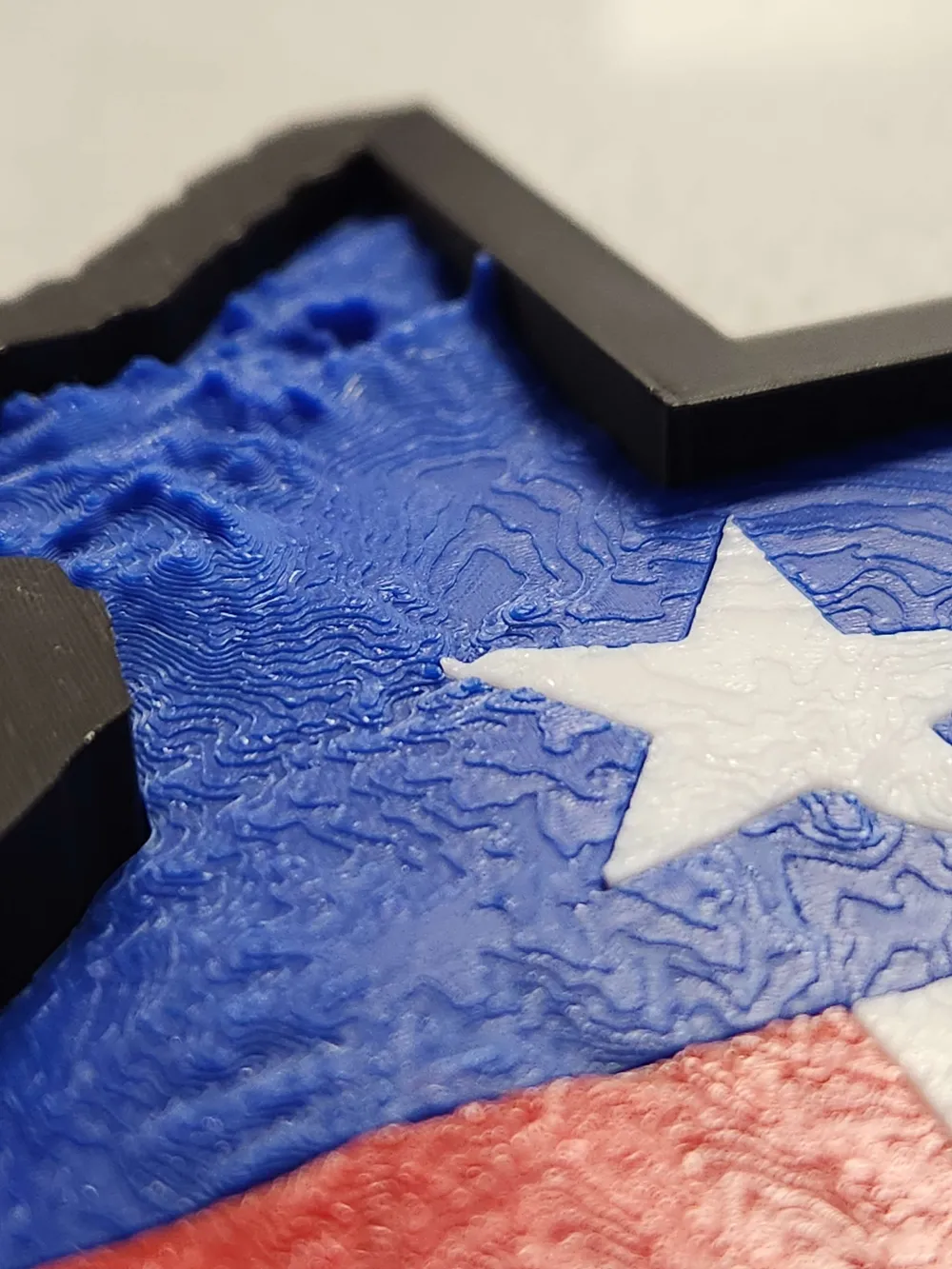Topographical Texas State Flag Puzzle by NoobAlike MakerWorld: Download ...