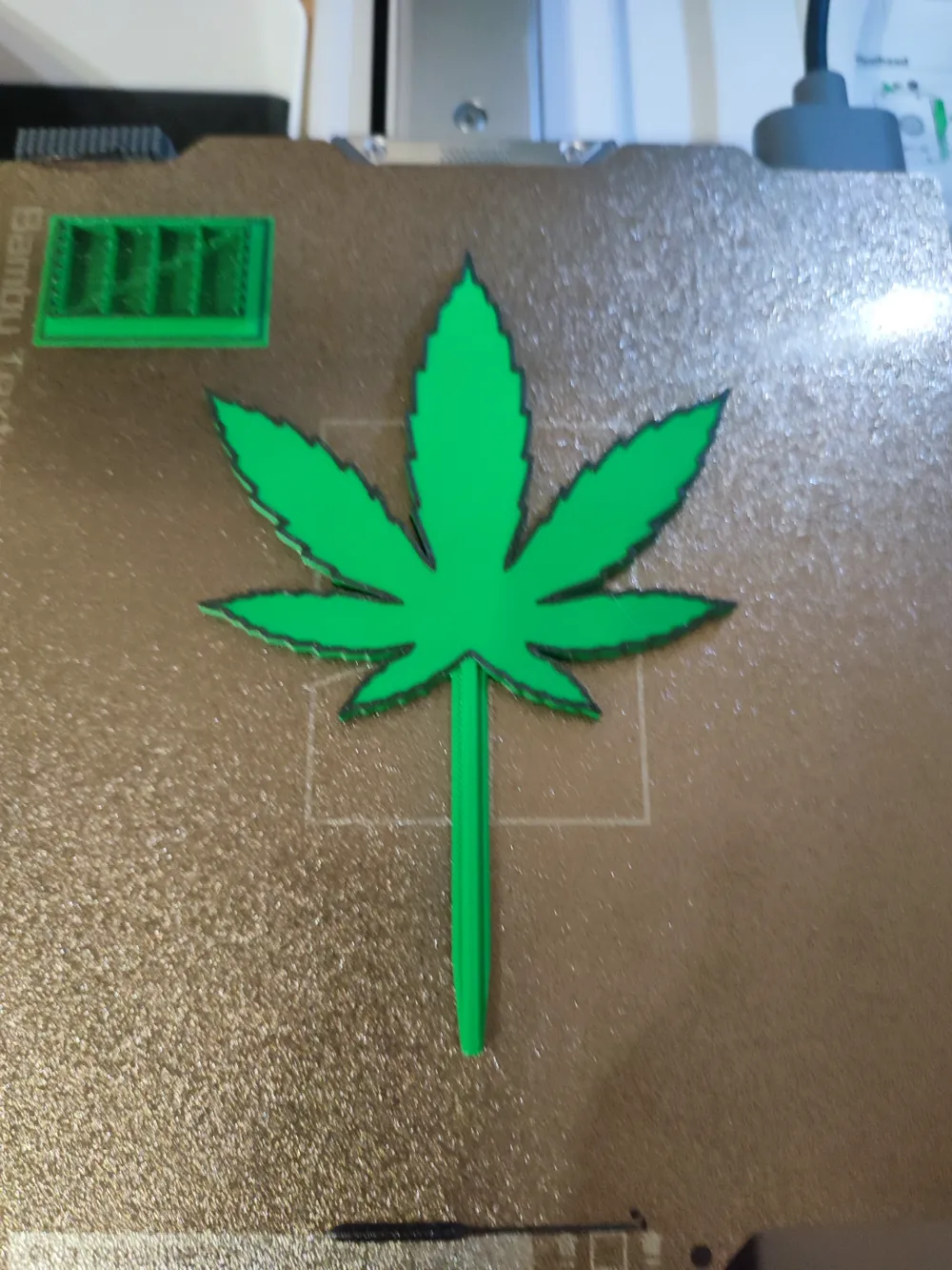Cannabis Sign - Hemp / Hanf Plant Sign by BamBam Design - MakerWorld