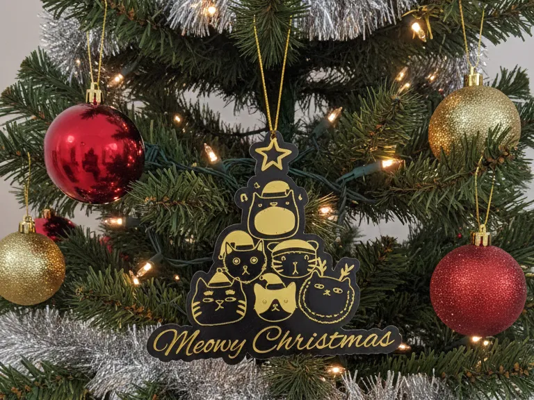 Meowy Christmas - Meow-tiful Christmas by Michio MakerWorld: Download ...