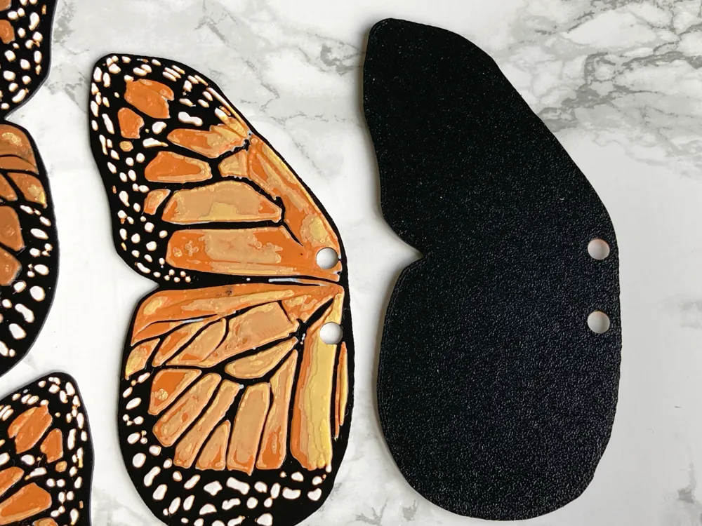 Monarch Butterfly Wing Shoelace Shoe Decoration by PenolopyBulnick ...