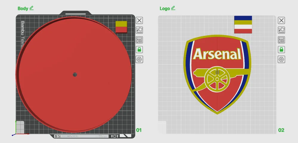 Aresenal Wall Clock - Free 3D Print Model - MakerWorld