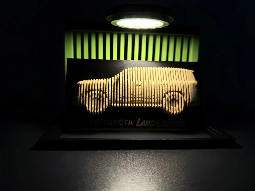 Toyota Landcruiser LC300 Layered Car model - Free 3D Print Model ...