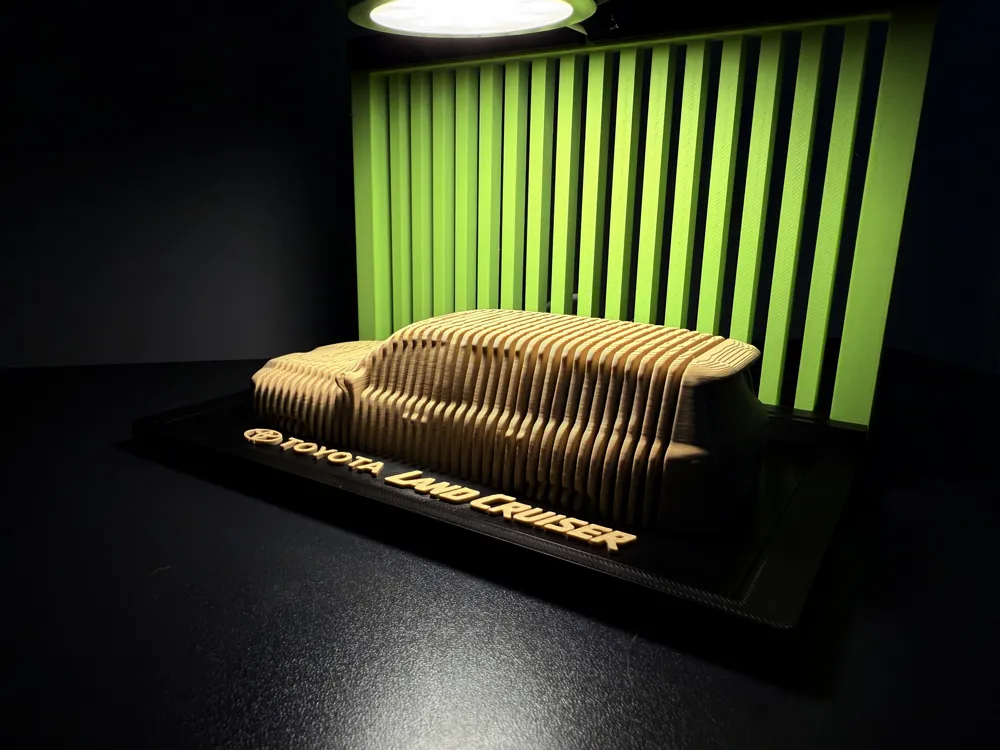 Toyota Landcruiser LC300 Layered Car model - Free 3D Print Model ...