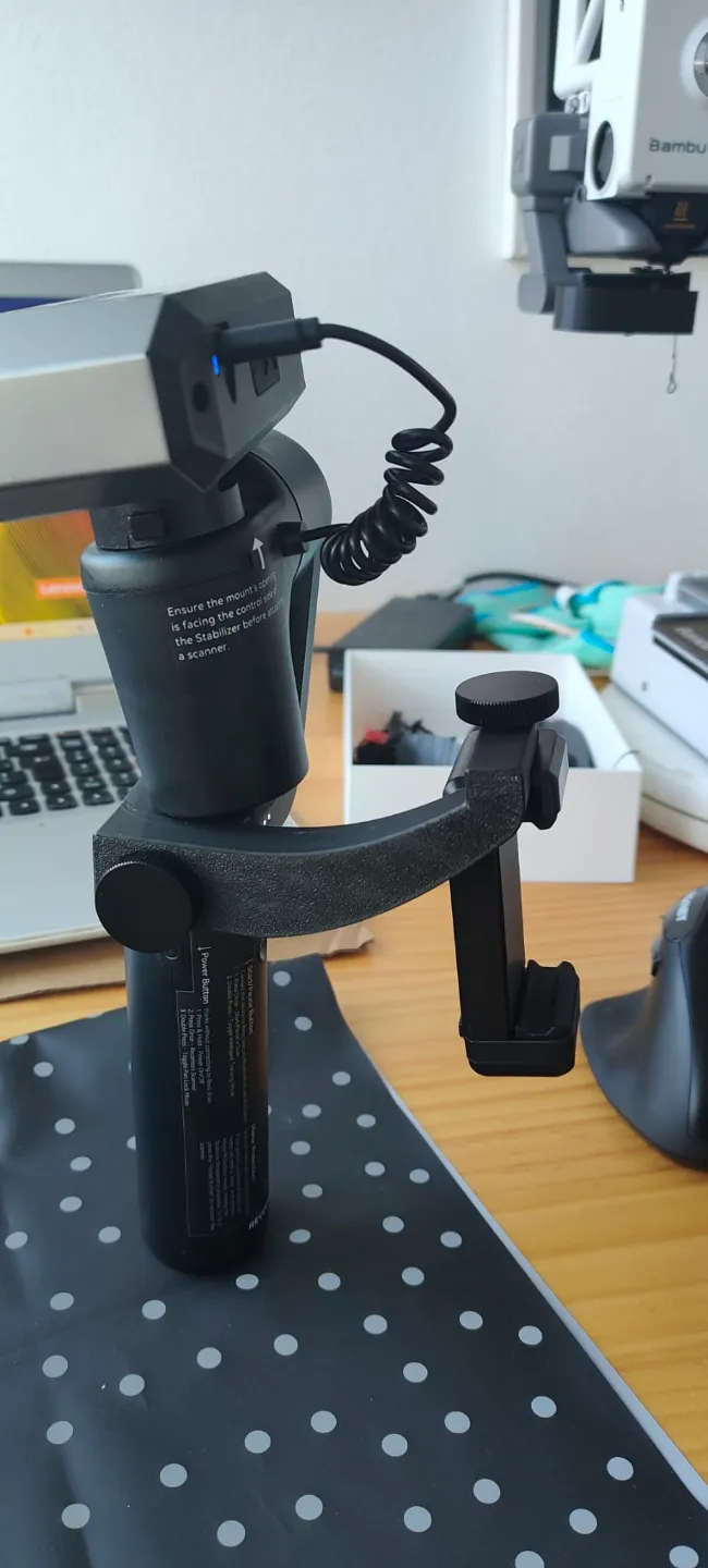 Central bracket stabilizer revopoint scanner by MasterPocho - MakerWorld