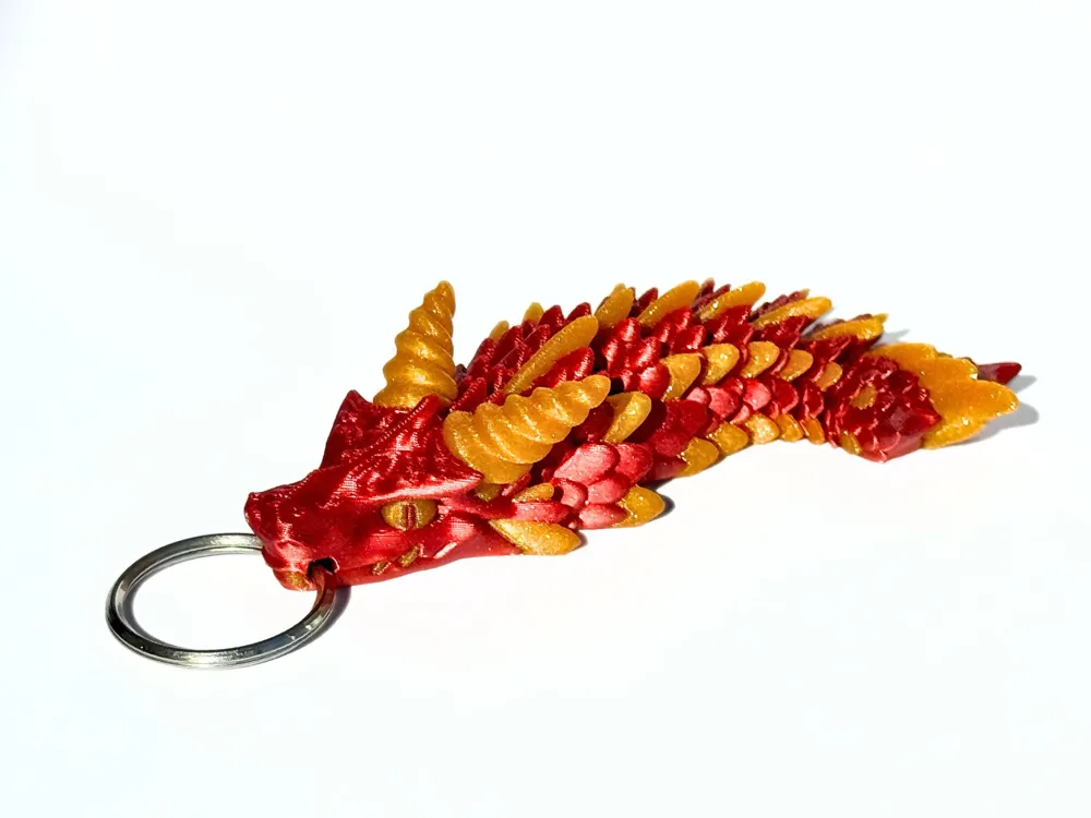 Emberling - Articulated Dragon (+Keychain) by hollowmaker MakerWorld ...