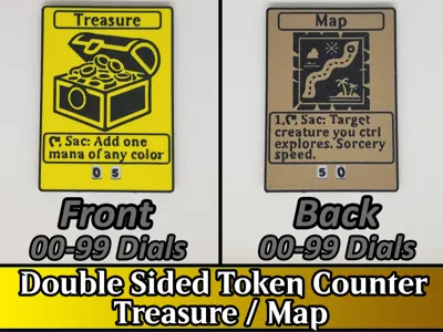 MTG Double Sided Token Counters | Collection - MakerWorld