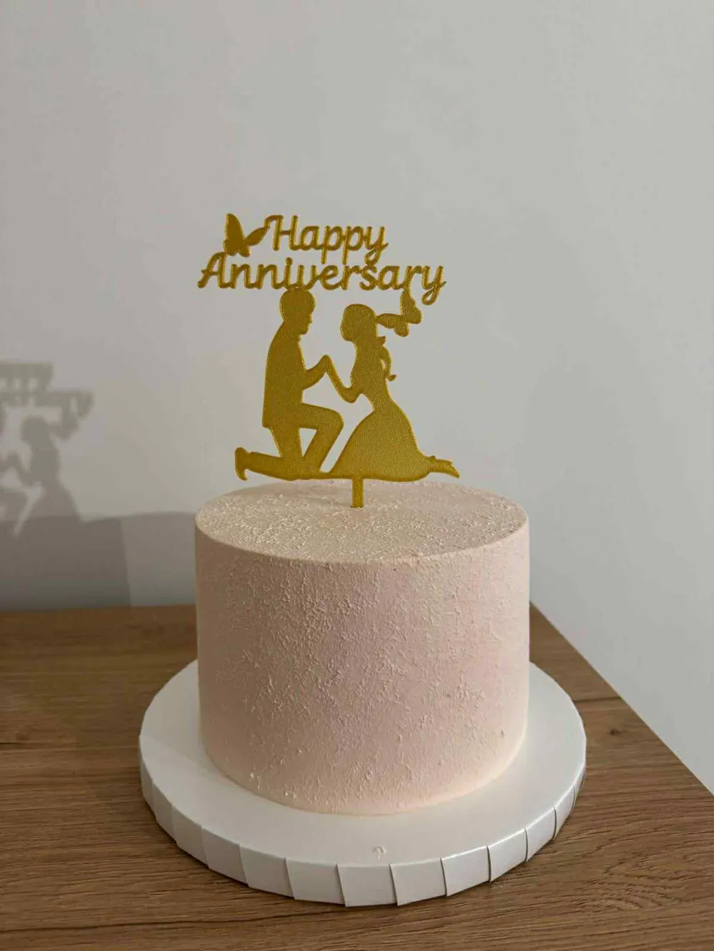 cake topper Happy Anniversary by SliQ MakerWorld: Download Free 3D Models