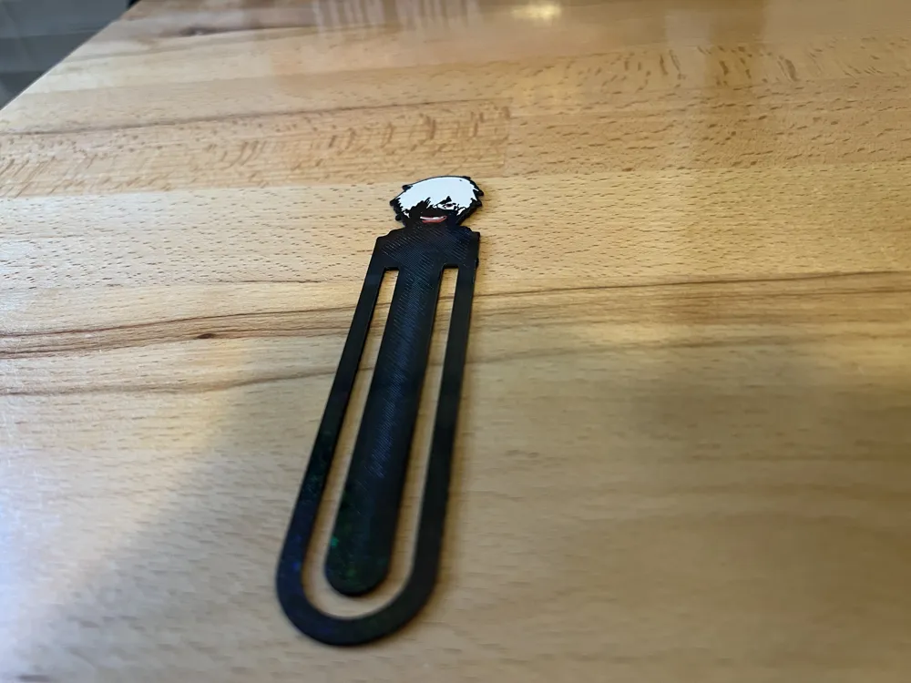 Tokyo Ghoul - Ken Kaneki Bookmark - Free 3D Print Model - MakerWorld