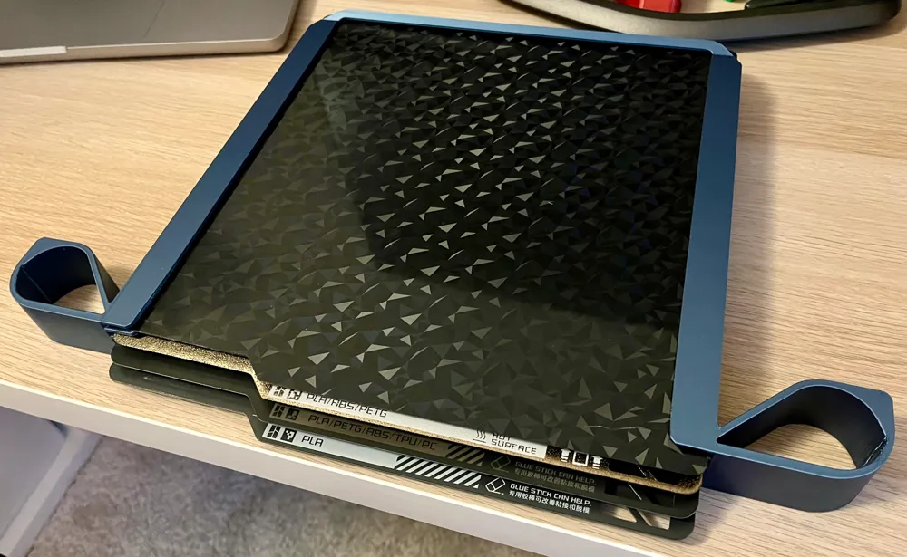 Build Plate Rack storage under X1/P1 printer by EngineerPro - MakerWorld