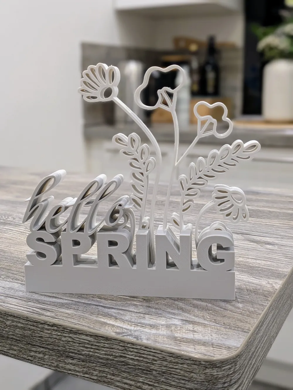 Hello Spring Flower Display by lov3d - MakerWorld