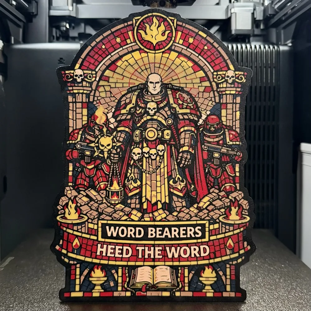 Lorgar Word Bearers 40k Lightbox; Space Marine - Free 3D Print Model ...