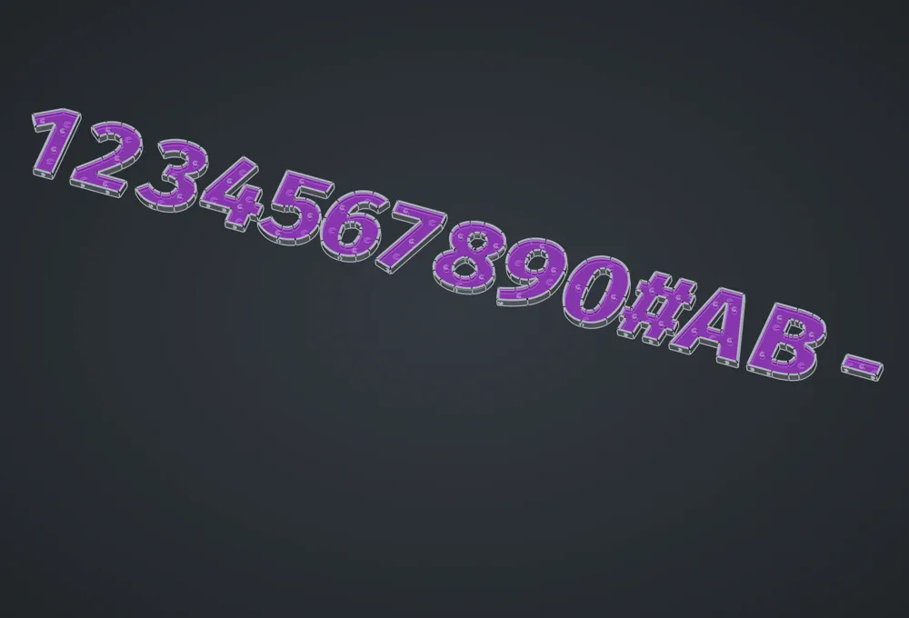 Large Mountable Numbers - Free 3D Print Model - MakerWorld