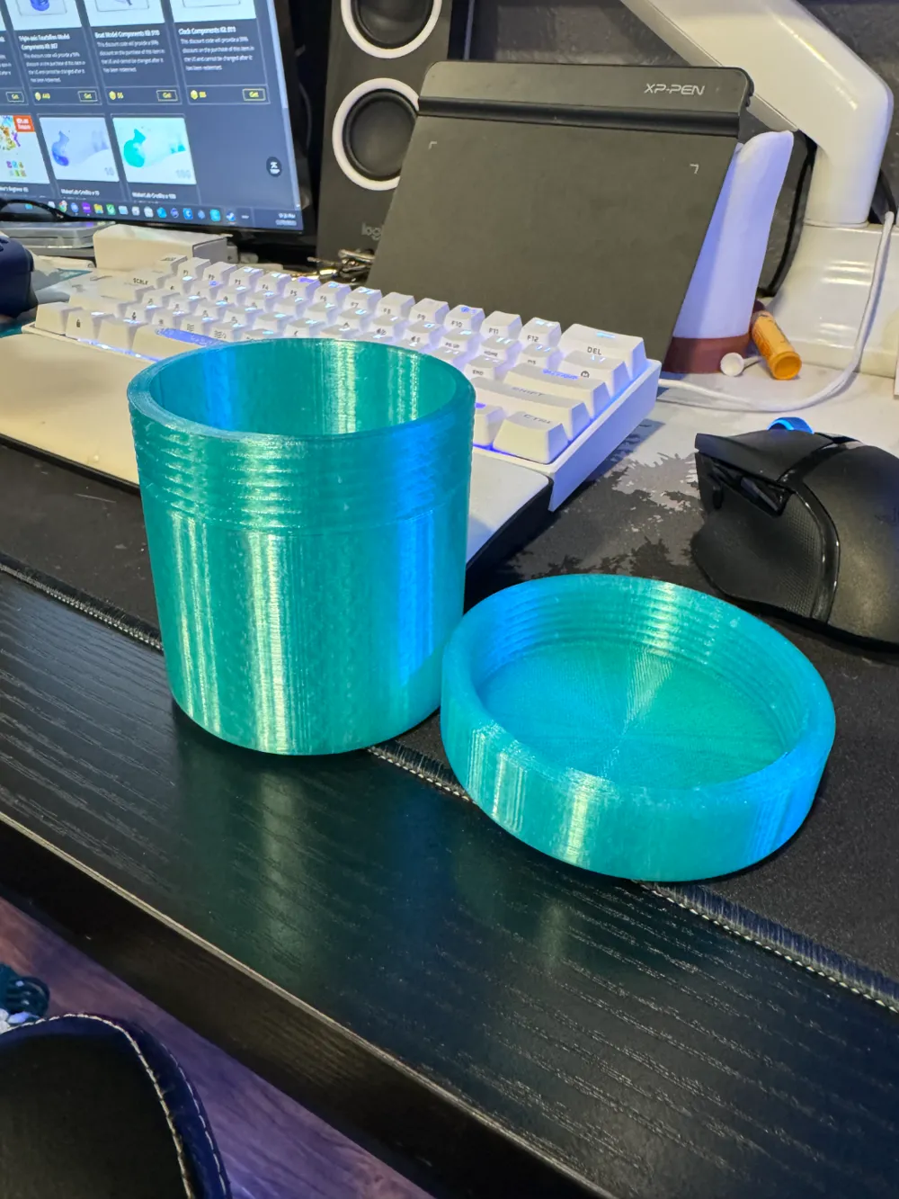 Simple Screw-Top Storage Container by CorwineCustoms.3D LLC MakerWorld ...