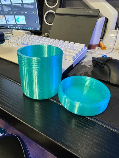 Simple Screw-Top Storage Container by CorwineCustoms.3D LLC - MakerWorld