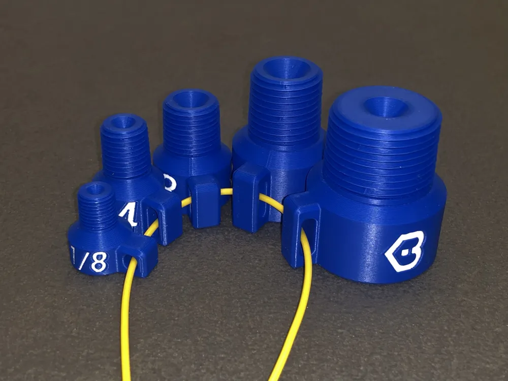 NPT Pipe Plugs & Testers - Free 3D Print Model - MakerWorld