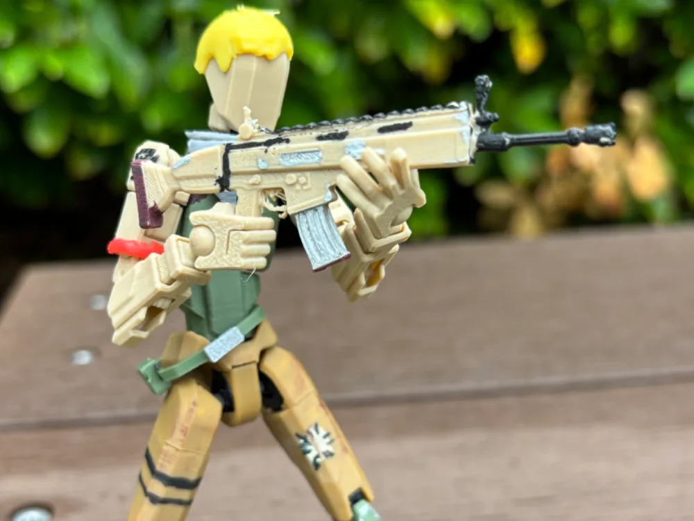 Fortnite Jonesy Dummy 13 (NO AMS) - Free 3D Print Model - MakerWorld