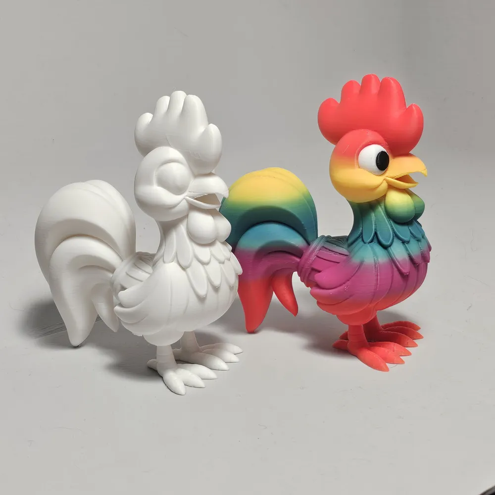 Cartoon rooster - Free 3D Print Model - MakerWorld